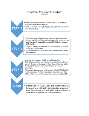 Fillable Online Functional Assessment Flowchart Fax Email Print - pdfFiller