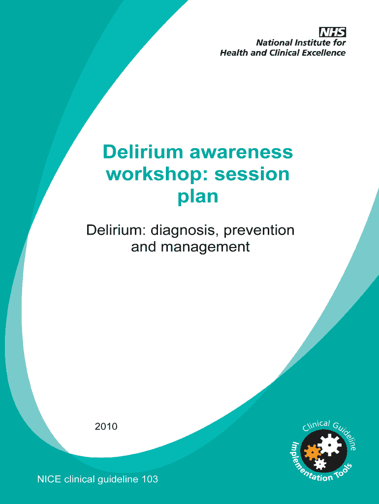Fillable Online Delirium awareness Fax Email Print - pdfFiller