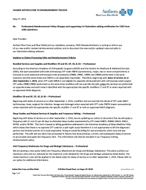 Fillable Online Anthem Choice PPO (Pathway Tiered Network) utilizes ...