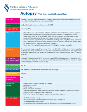 Fillable Online Autopsy - The final surgical operation Fax Email Print ...
