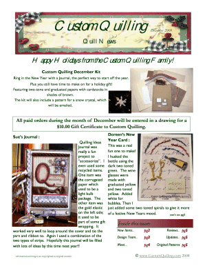 Fillable Online Quill News Fax Email Print - pdfFiller