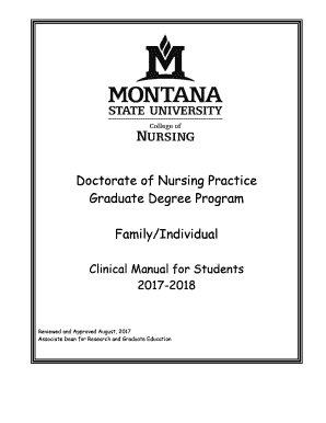 Fillable Online Doctorate of Nursing Practice Fax Email Print - pdfFiller