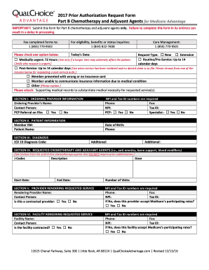 Fillable Online Submit this form for Part B chemotherapy and adjuvant ...