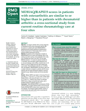 Fillable Online MDHAQ/RAPID3 scores in patients Fax Email Print - pdfFiller