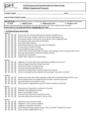 Fillable Online Health Assessment Questionnaire for Determining Fax ...