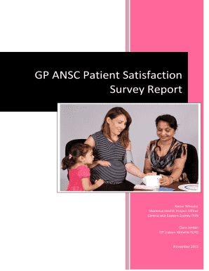Fillable Online GP ANSC Patient Satisfaction Fax Email Print - pdfFiller