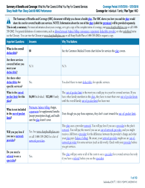 Fillable Online Sharp Health Plan: Sharp Gold 80 HMO Performance Fax ...