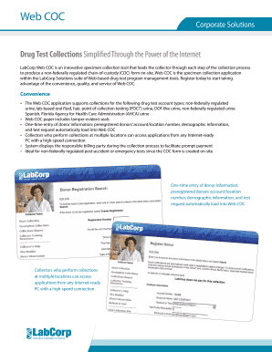 Fillable Online Drug Test Collections Simplified Through the Power of ...