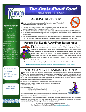 Fillable Online SMOKING REMINDERS Fax Email Print - pdfFiller