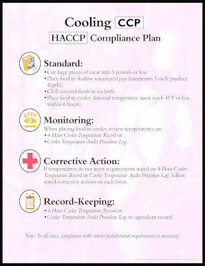 Fillable Online Cooling CCP Fax Email Print - pdfFiller