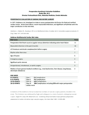 Fillable Online Preoperative Anesthesia Evaluation Guidelines Fax Email ...