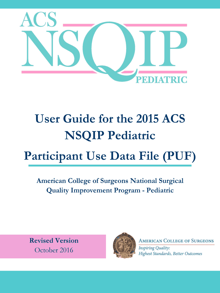 Fillable Online NSQIP Pediatric Fax Email Print - pdfFiller
