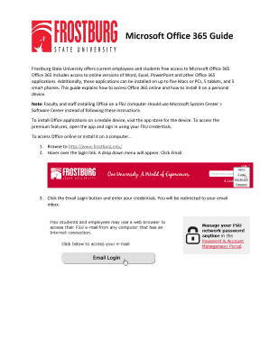 Fillable Online Microsoft Office 365 Guide Fax Email Print - pdfFiller