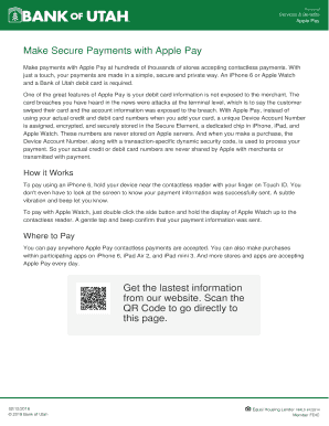 Fillable Online Make Secure Payments with Apple Pay Fax Email Print ...
