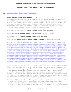 Funny Quotes Pdf - Fill Online, Printable, Fillable, Blank | pdfFiller