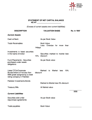 Fillable Online (Excess of current assets over current liabilities) Fax ...