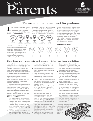 Fillable Online Faces pain scale revised for patients Fax Email Print ...