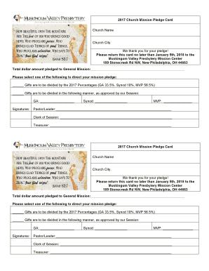 Fillable Online We thank you for your pledge Fax Email Print - pdfFiller