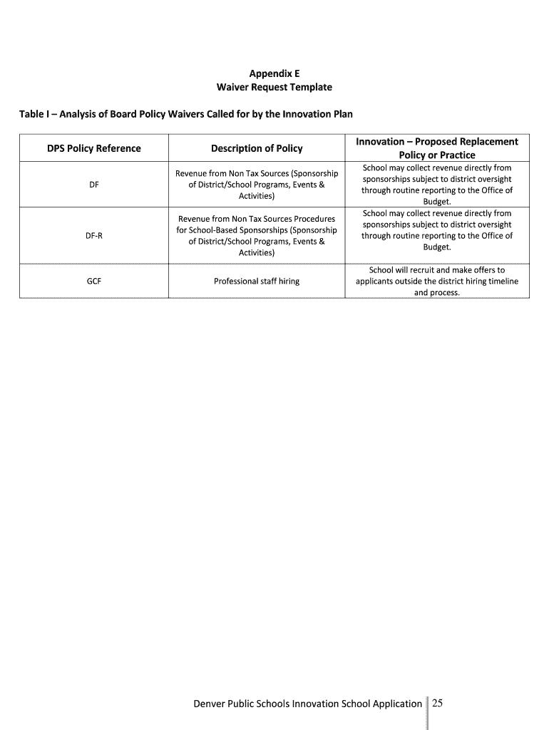 Fillable Online Waiver Request Template Fax Email Print - pdfFiller