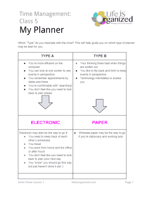 Fillable Online Smile Sheet Lesson 1 Fax Email Print - pdfFiller
