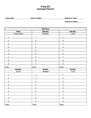 Fillable Online Troop 831 Fax Email Print - pdfFiller
