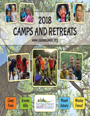 Fillable Online CAMPS AND RETREATS Fax Email Print - pdfFiller
