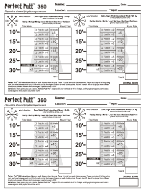 Fillable Online Perfect Putt Fax Email Print - pdfFiller