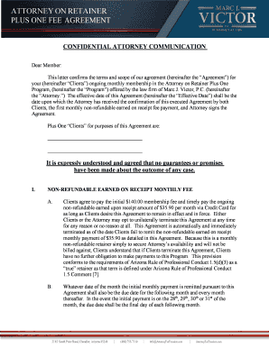 Fillable Online ATTORNEY ON RETAINER Fax Email Print - pdfFiller