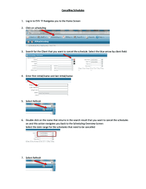 Fillable Online Cancelling Schedules Fax Email Print - pdfFiller
