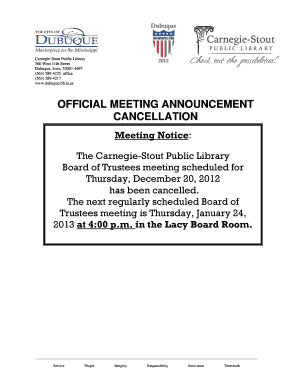 Fillable Online Carnegie-Stout Public Library Fax Email Print - pdfFiller