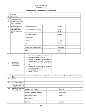 Fillable Online Form GST REG-16 Fax Email Print - pdfFiller