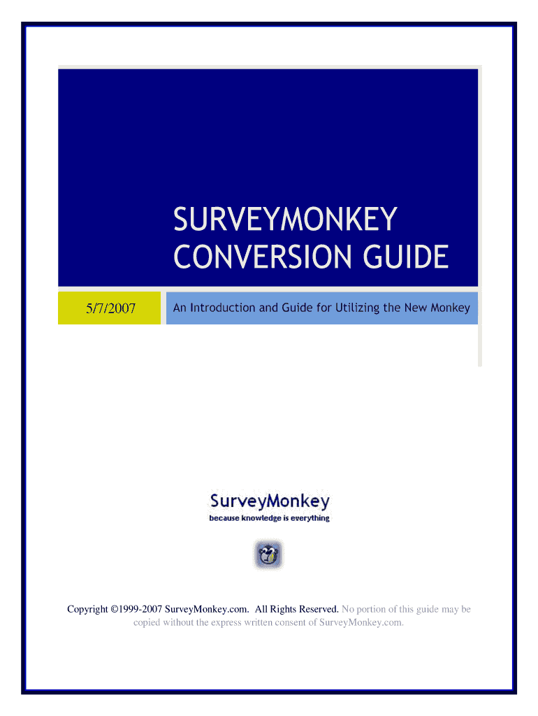 Fillable Online SurveyMonkey: The World's Most Popular Free Online ...