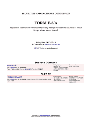 Fillable Online FORM F-6/A Fax Email Print - pdfFiller