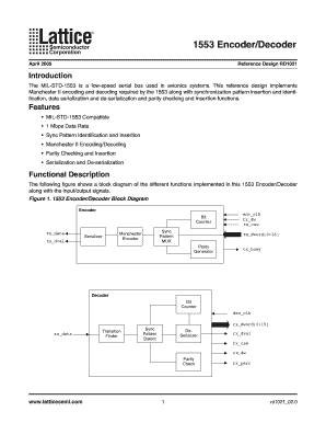 Fillable Online 1553 Encoder/Decoder Fax Email Print - pdfFiller