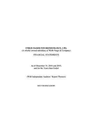 UNION HAMILTON REINSURANCE, LTD - Fill and Sign Printable Template Online