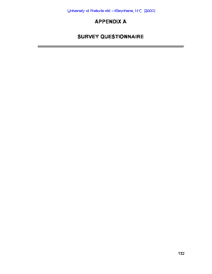 Fillable Online DINING MEAL EXPERIENCE SURVEY Fax Email Print - pdfFiller