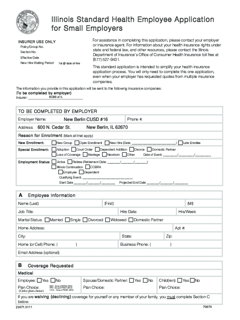 Fillable Online Employee Benefit Summary / Fax Email Print - pdfFiller