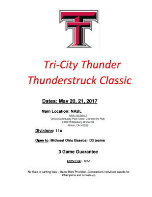 Fillable Online Tri-City Thunder Fax Email Print - pdfFiller