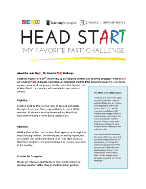 Fillable Online National Head Start Fact Sheets - National Head Start ...