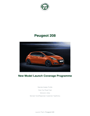 Fillable Online Sample Dealer Profile Fax Email Print - pdfFiller