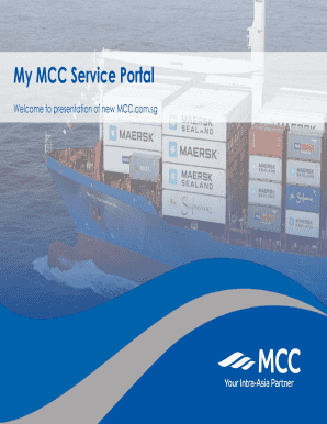 Fillable Online My MCC Service Portal Fax Email Print - pdfFiller