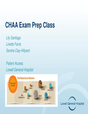 Fillable Online CHAA Exam Prep Class Fax Email Print - pdfFiller