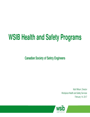 Fillable Online Early & Safe Return to Work Policy Fax Email Print ...