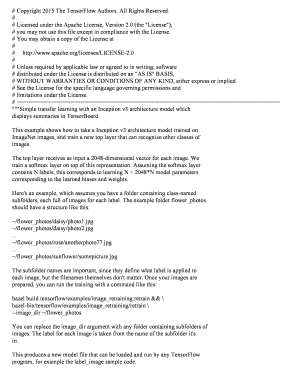 Fillable Online # Licensed under the Apache License, Version 2 Fax ...