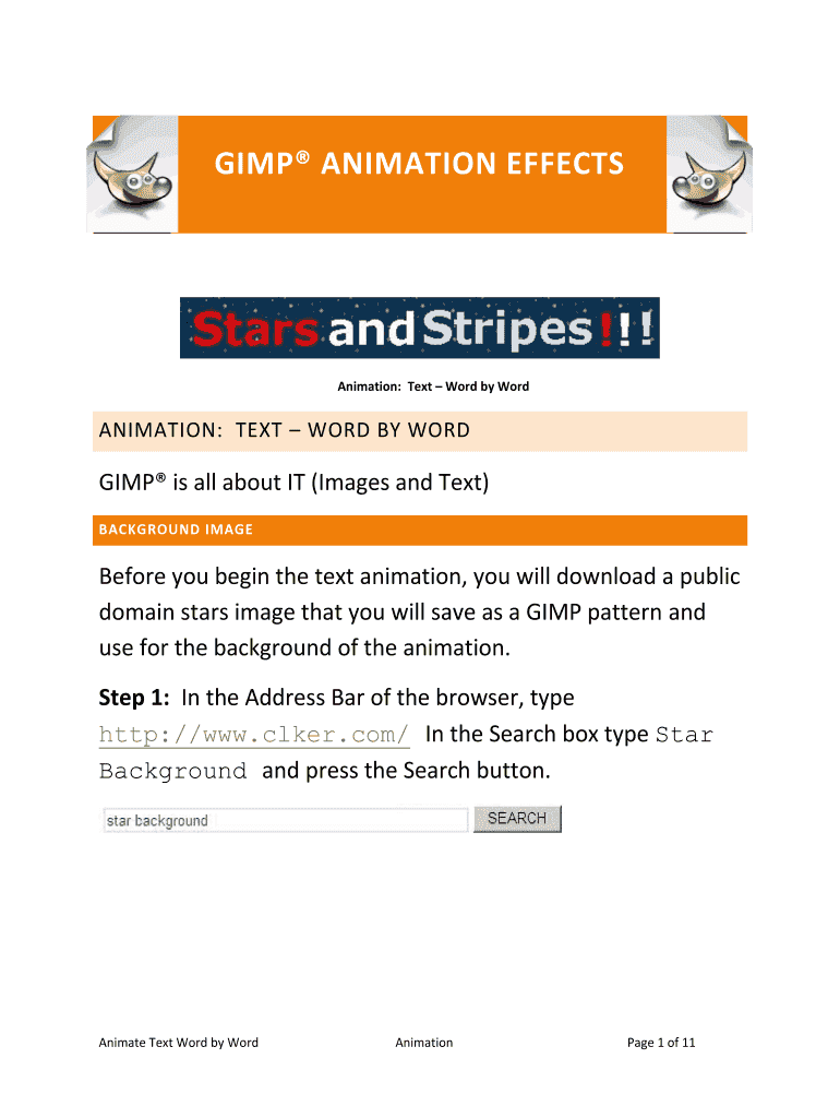 Fillable Online Animation: Text Word by Word Fax Email Print - pdfFiller