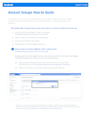 Fillable Online Account Groups How-to Guide Fax Email Print - pdfFiller