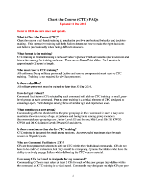Fillable Online Chart the Course (CTC) FAQs Fax Email Print - pdfFiller