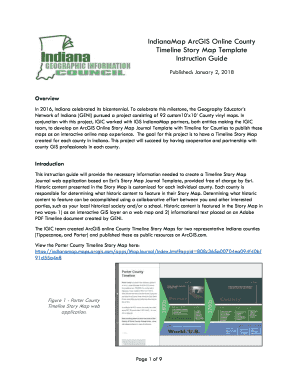 Fillable Online IndianaMap ArcGIS Online County Fax Email Print - pdfFiller