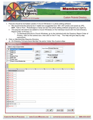 Fillable Online Custom Pictorial Directory Fax Email Print - pdfFiller