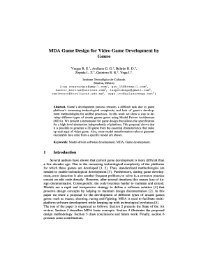 Fillable Online MDA Game Design for Video Game Development by Fax Email ...
